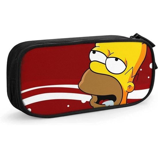 Simpson Homer Trousse À Crayons Grande Capacité Avec Double Fermeture ...