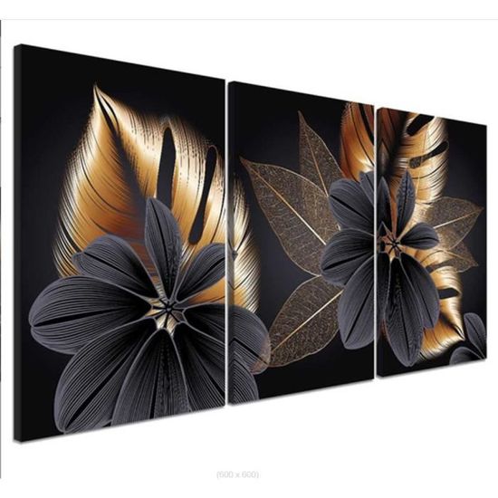 Tableau decoration murale salon 30x40 cm x3 pièces - Tableaux avec ...