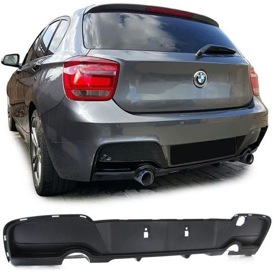 DIFFUSEUR ARRIERE PACK M PERFORMANCE POUR BMW SERIE 1 F20 F21 - Cdiscount Auto