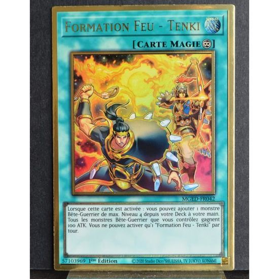 Carte YU-GI-OH MGED-FR042 Formation Feu - Tenki 1ED NEUF FR - Cdiscount Jeux - Jouets