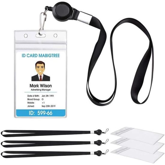 Lot De 3 Cordons De Croisière Avec Porte-Carte D'Identité, Cordons ...