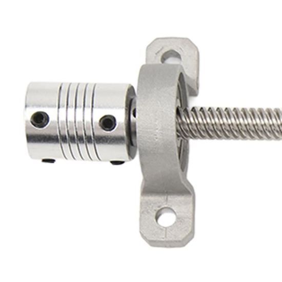 ZIU Vis mère T8x8 Arbre de tige de guidage de mouvement linéaire T8x8 Support d'arbre à vis mère ...