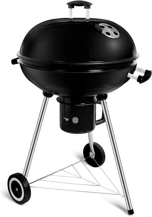 Barbecue à Charbon Rond dia. 57cm BBQ Mobile Barbecue Grill Portable de ...