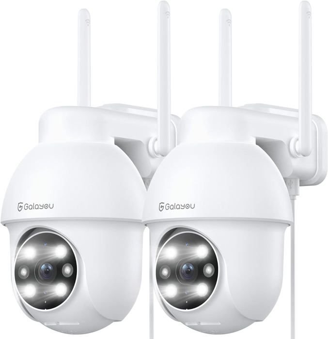 2k Camra de Surveillance Extrieure PTZ Camra IP 360 sans Fil tanche ...
