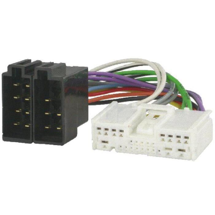 Connecteur Autoradio 24PIN vers ISO - ADNAUTO - Noir - Universel ...