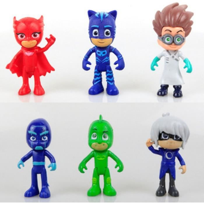 PJ MASKS Pack 6 Figurines - Cdiscount Jeux - Jouets