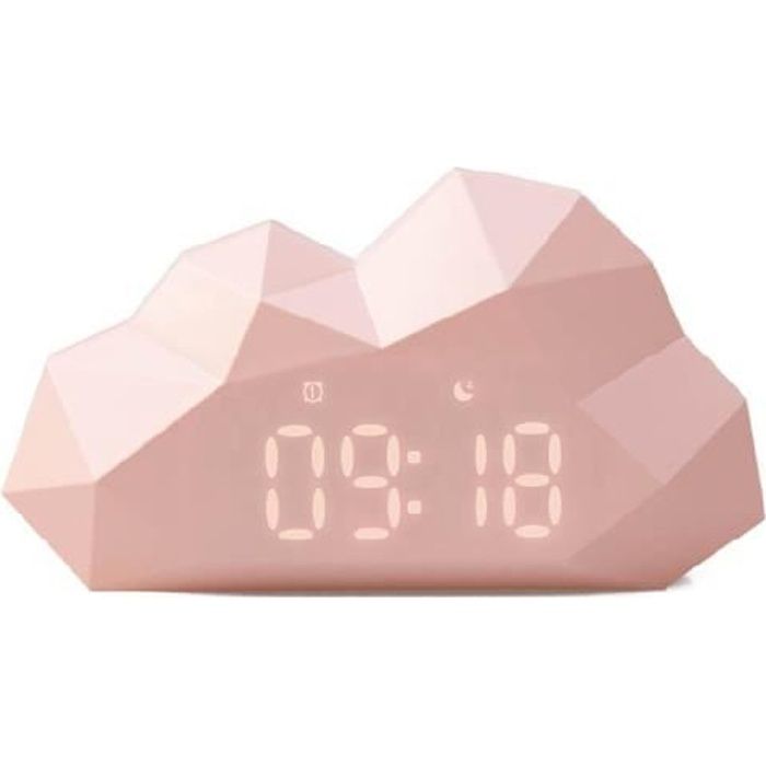 Réveil Connecté et Intelligent Mini Cloudy - MOB Rose Bonbon ...