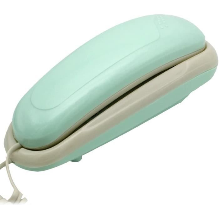 Téléphone-Bureau Mural Mural à Double Usage Réponse Téléphone Filaire ...