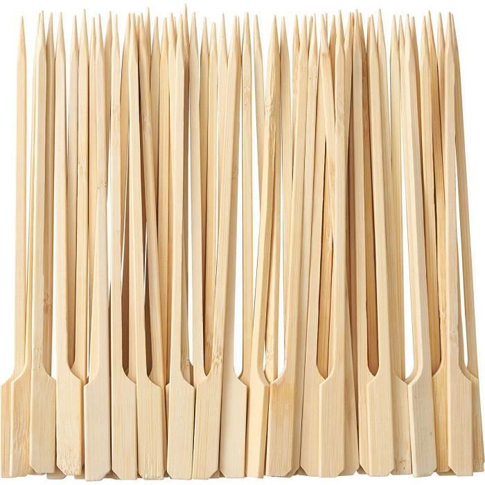 250 Piques À Brochettes Bois Barbecues & Apéritifs 18cm Fêtes ...