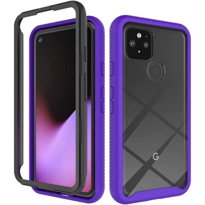 Coque Google Pixel 5 Souple TPU Transparente PC arrière Antichoc Google ...