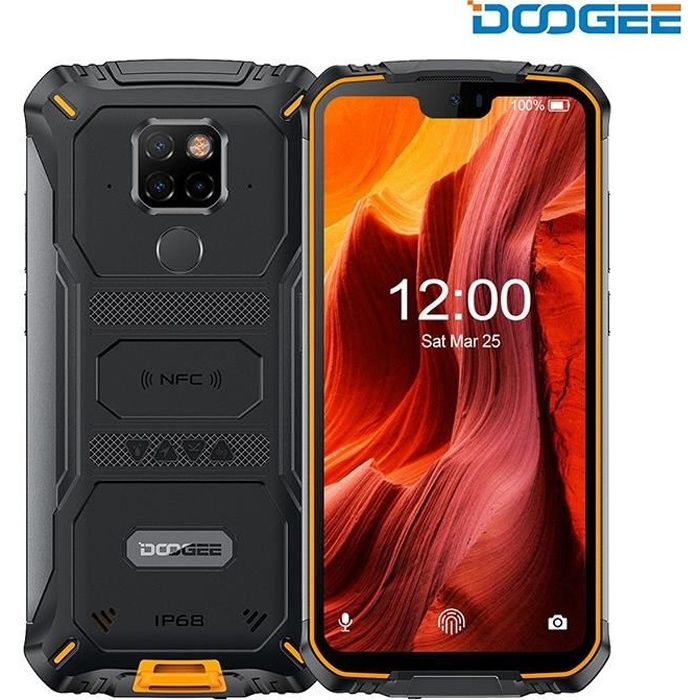 Smartphone 4G DOOGEE S68 PRO Débloqué IP68 Etanche Antichoc ...