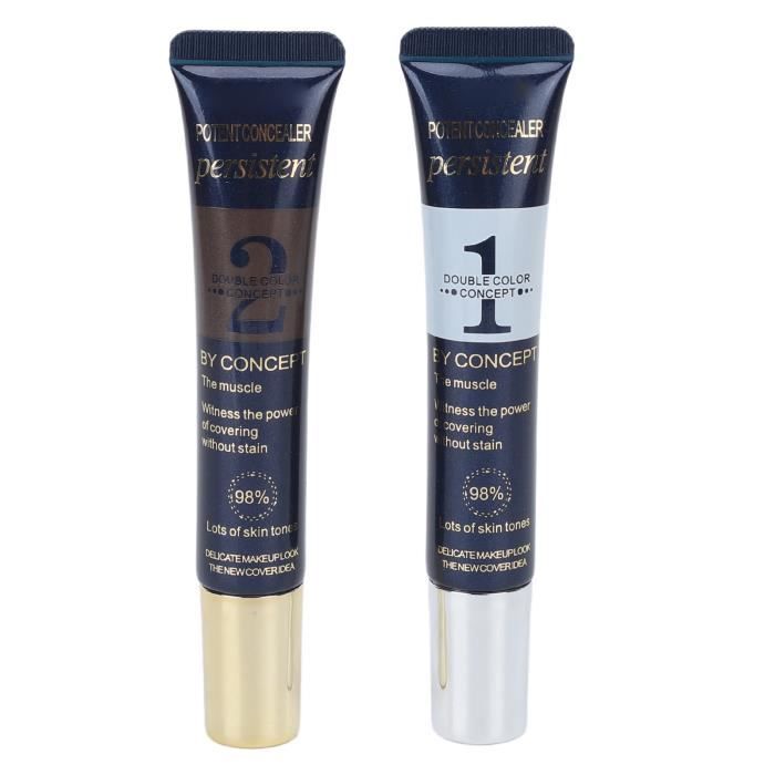 Anticerne - EBTOOLS - Correcteur de maquillage de tatouage 2 pièces ...