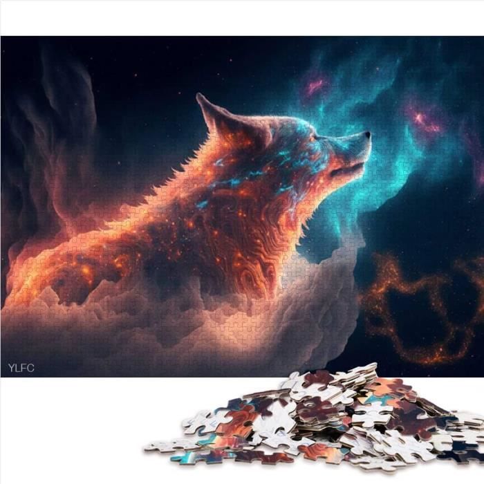 500 Pièces Jigsaw Puzzle Wolf Jigsaw Puzzles For Adults Wood Jigsaw ...