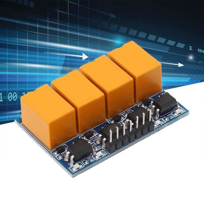 Petit module relais - EJ.LIFE - HK sans PCB - 4 canaux - Contrôle AC et ...