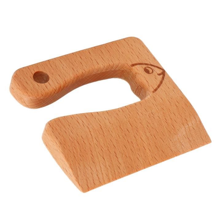 Cutter en bois pour enfants Couteau en bois pour enfants, bois de hêtre ...