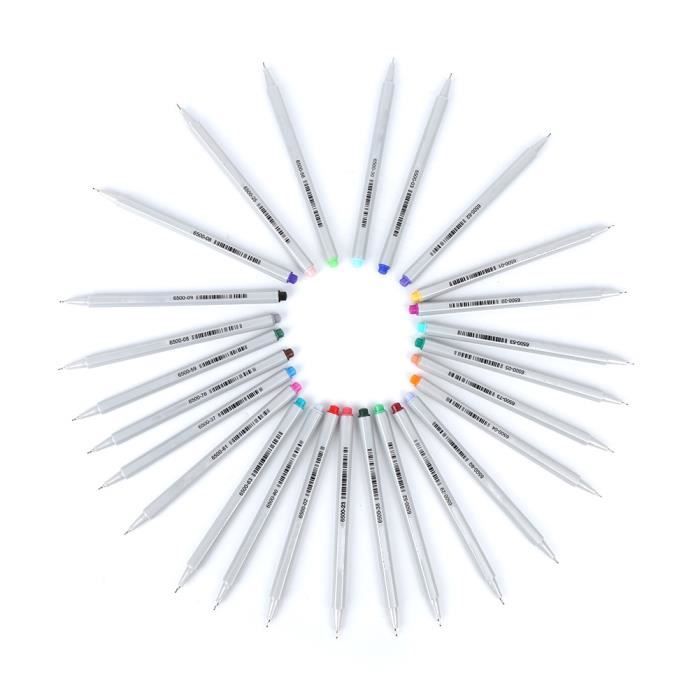 Fdit stylo de peinture Stylo de dessin au trait Esquisse Fineliners ...