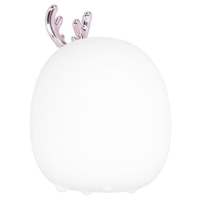 Lampe De Chevet Mini Lampe En Silicone Dessin Animé En Forme De Cerf À ...