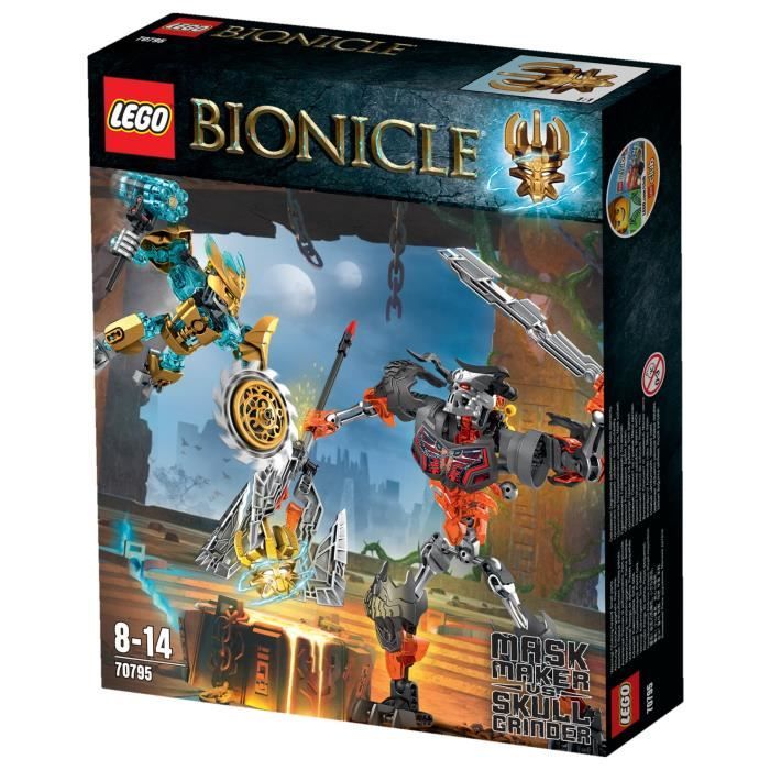 LEGO® Bionicle 70795 Le Créateur de Masque contre le Crâne Broyeur ...