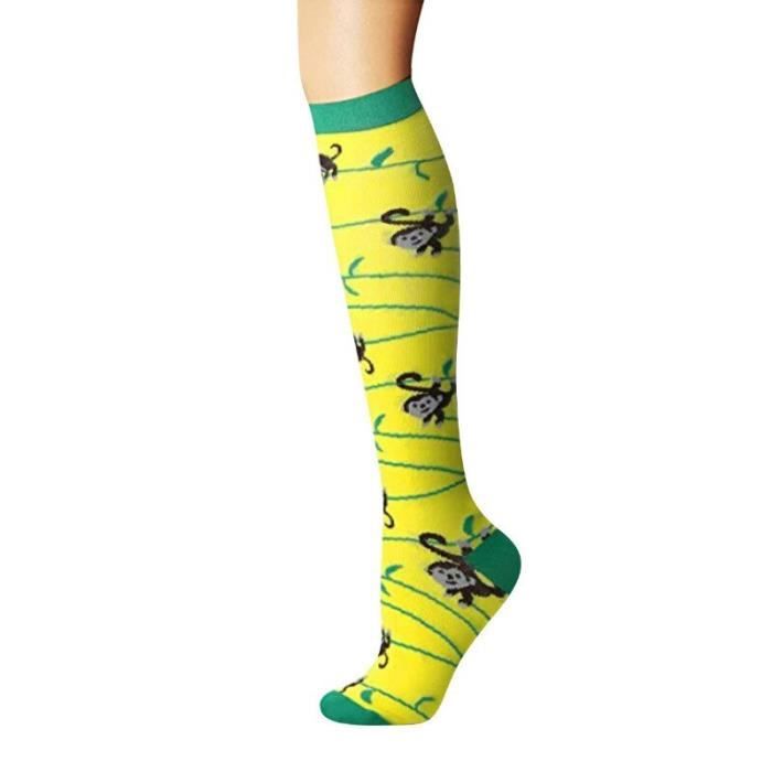 Chaussettes,chaussettes de Compression musculaire de sport,protection ...