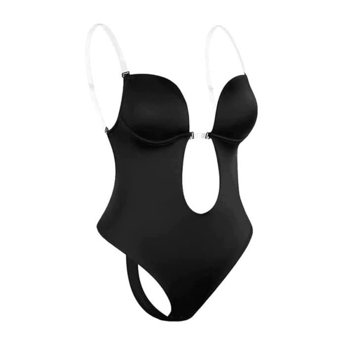Soutien-Gorge Dos Nu Body Shaper, Body Complet String Sexy sans Couture ...