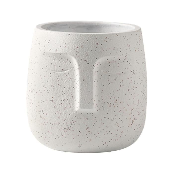 Jardinière en forme de pot de fleurs en céramique abstraite 1pc avec ...