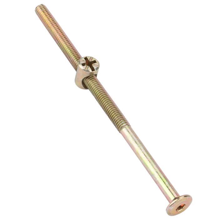 Pwshymi-crou à tête de marteau 10 pièces de haute qualité en acier au carbone couleur zingué vis ...