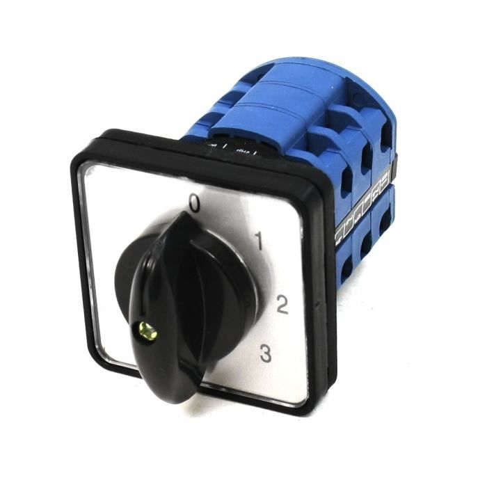 16A 380VAC 12A 660VAC 4 Phase 3 Position 12 Commutateur à cames ...