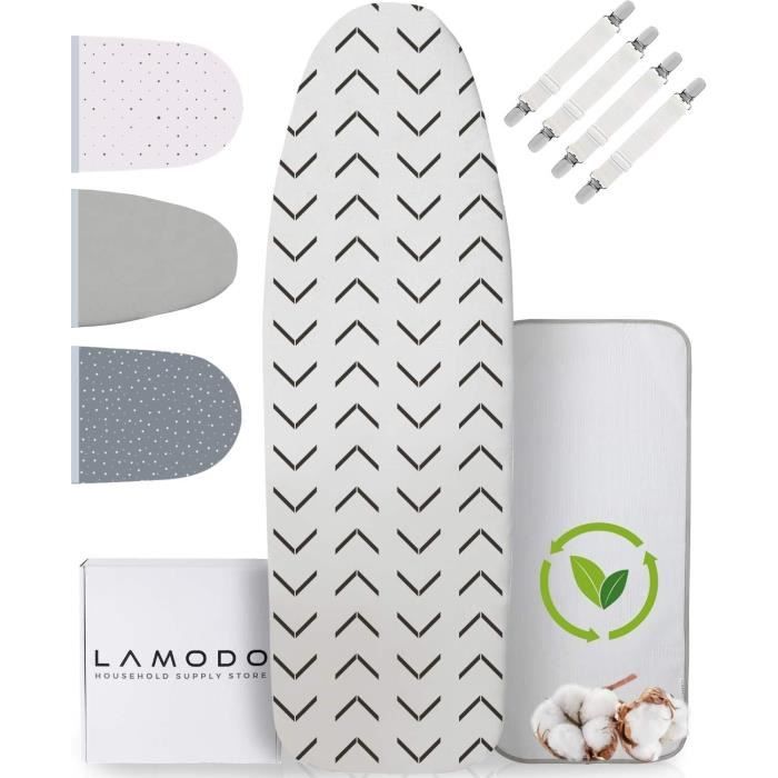 Lamodo - Housse de Table à Repasser 125 x 25 cm pour Fer à Repasser à ...