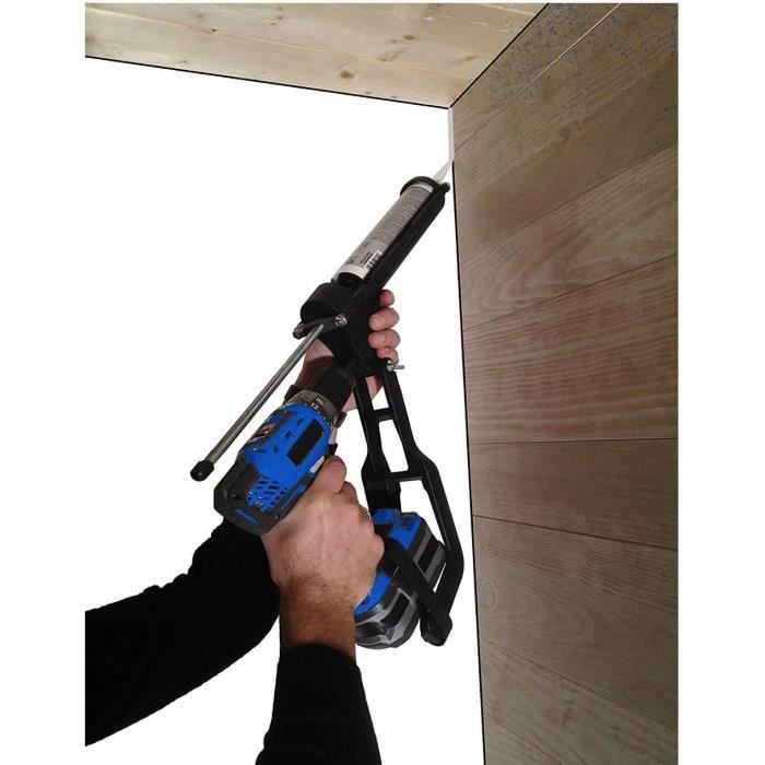 TIVOLY - Pistolet à Cartouche T-Gun F300 - Adaptable sur Perceuse et ...