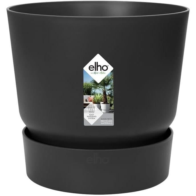Elho Greenville Rond 30 - Pot De Fleurs avec Un Réservoir d'eau Intégré ...