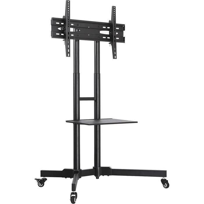 Meuble Support TV sur Pied Chariot Mobile Affichage Télévision LCD LED ...
