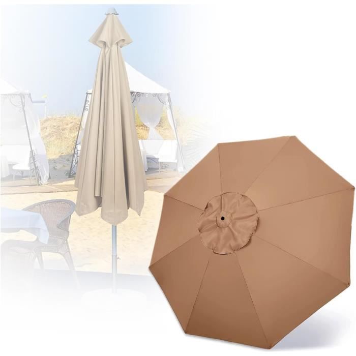 Toile De Remplacement Parasol Deporte 3x3 8 Baleines