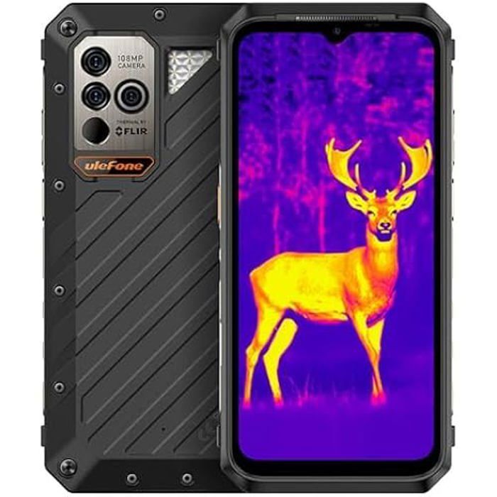 Smartphone - ULEFONE - Power Armor 18T Ultra 5G - Double caméra ...