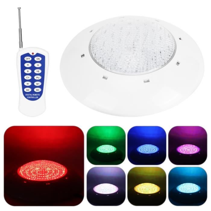 Lumière de piscine sous-marine YOSOO - 45W - Couleur RVB - 1,8m de ...