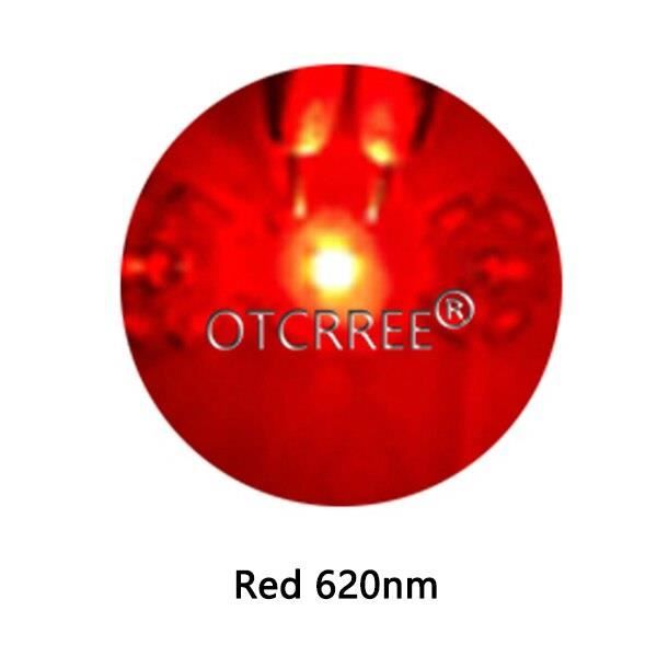AMPOULE LED,Red 620nm-with 20mm pcb-1 PIÈCE--Puce émetteur CREE 3W XRE ...