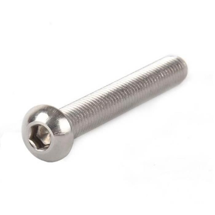 M2-8 mm -Bouchon de champignon à tête ronde en acier inoxydable 304 ...