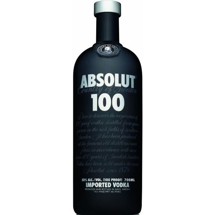 Absolut 100 - Vodka - 50,0% Vol. - 70 cl - La cave Cdiscount