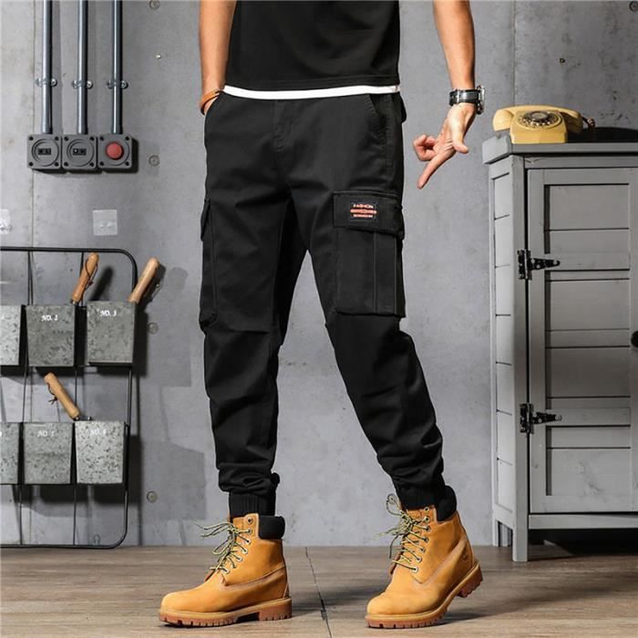 Pantalon cargo homme - FJMAN Militaire Harem Dull Vêtement Technique ...