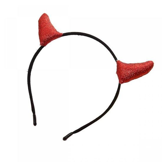 Veeki Glitter Devil Horns Headband Halloween Fancy Dress Cosplay ...