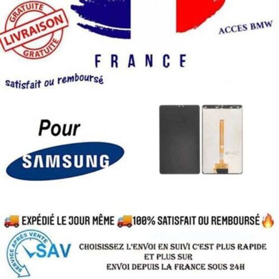 Original Ecran LCD et Vitre Tactile Noir pour Samsung Galaxy Tab A9 Wi-Fi X110/Galaxy Tab A9 LTE ...