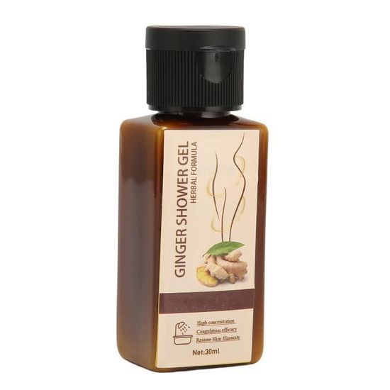 Cuque Ginger Shower Gel 30 Ml Drainage Gingembre Gel Douche Perte De Poids Brûleur De Graisses