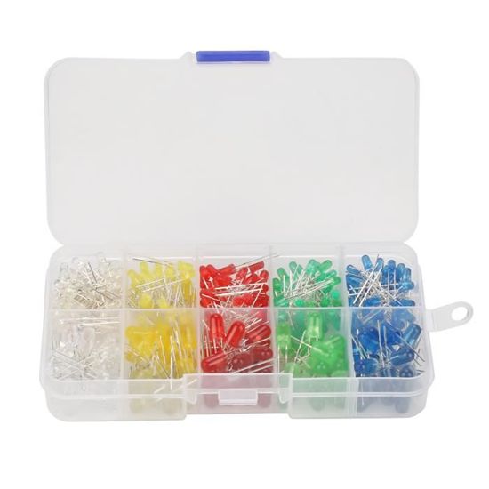 3mm / 5mm LED Diodes Light, 350PCS Low Heat Diodes DIY Kit, Multi ...