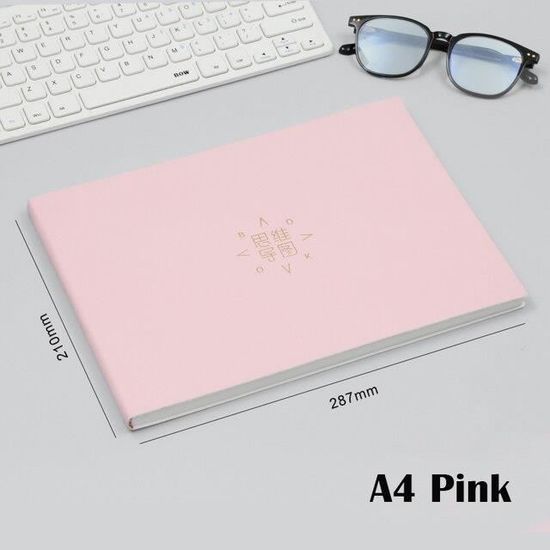 CAHIER,A4 Pink--Carnet de Notes avec cartographie de l'esprit, format ...