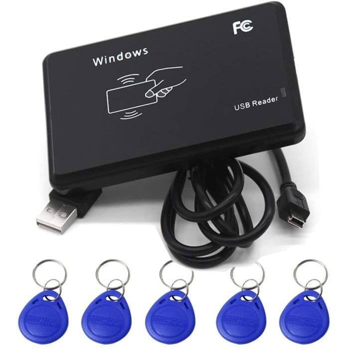 RFID Lecteur de ID Carte à Puce USB Lecteur de Carte de proximité sans ...