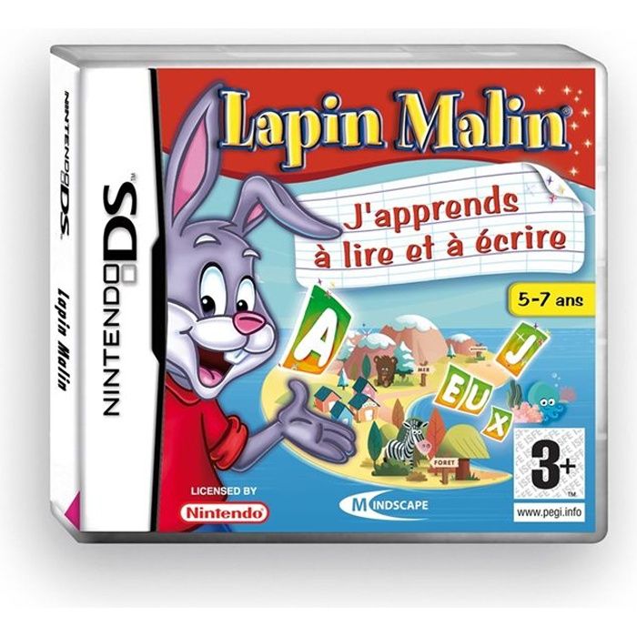 LAPIN MALIN J'APPRENDS A LIRE ET ECRIRE / JEU CONS - Cdiscount Jeux vidéo