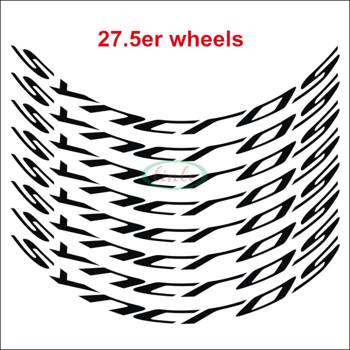 SYNCROS-Autocollants décoratifs pour roues de VTT,stickers pour jantes ...