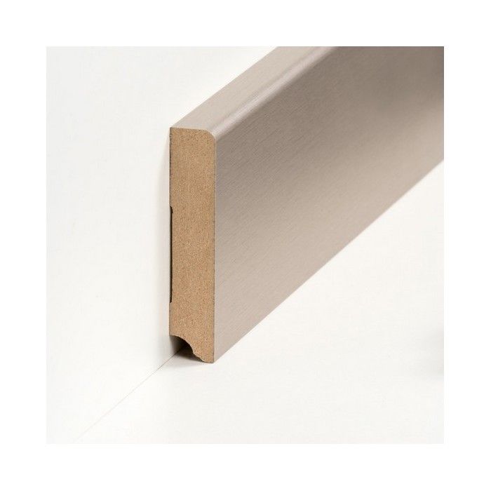 Plinthe MDF 19 x 96 x 2500 mm âme MDF filmée Plinthe Crème by PROVISTON ...