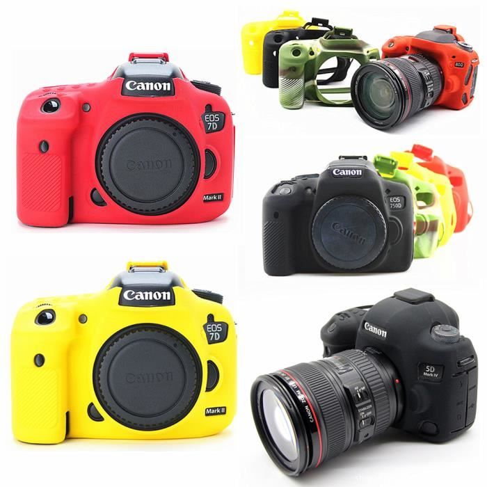 EOS 7d vert - Etui En Silicone Dslr Appareil Photo Sac Housse Pour ...