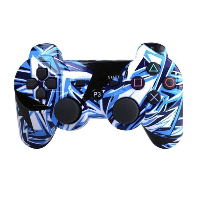 Manette sans fil USB camouflage Manette PS3 contrôleur à distance ...