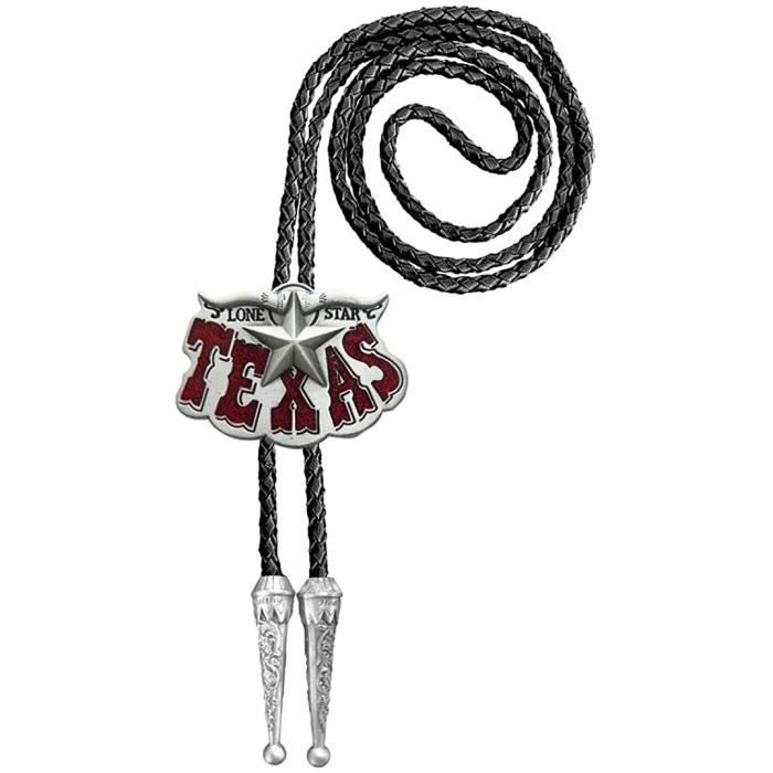 RluoX Texas Longhorn V Bolotie Western Country Cravate Necktie Bolo Tie ...